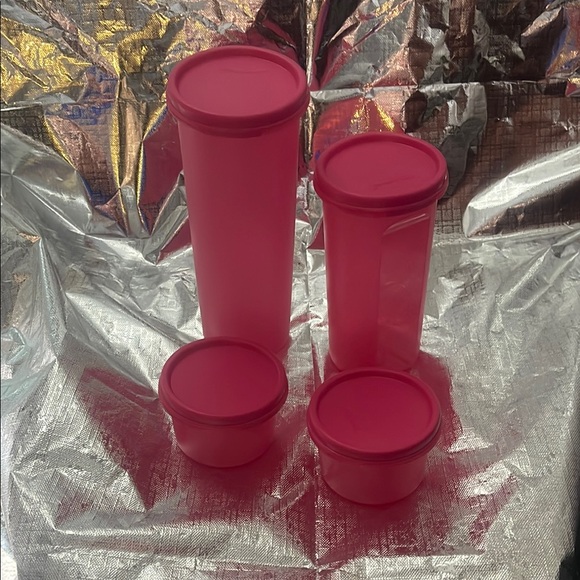 Tupperware | Accents | Pink Storage Container Set | Poshmark